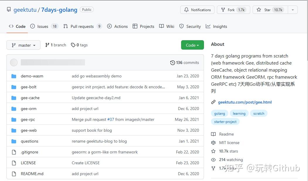 学习 Go 语言，有哪些优质的开源项目？ - 知乎