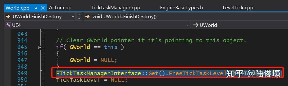 UE4 TickFunction 的应用 - 知乎
