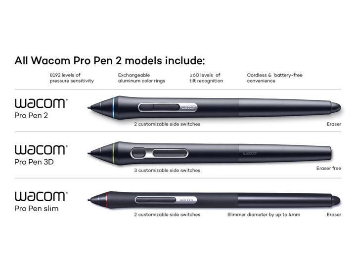 Wacom Pro Pen 2 家族：Pro Pen 2、Pro Pen 3D 及 Pro Pen slim - 知乎