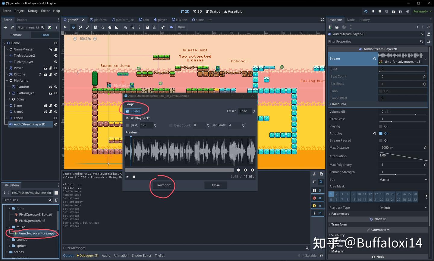 Godot 教程图文【6】文本、音效和导出(完) - 知乎