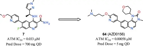 阿斯利康ATM抑制剂AZD0156和AZD1390的发现（一） - 知乎