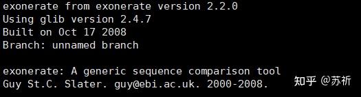 exonerate：基因组同源注释软件安装 - 知乎