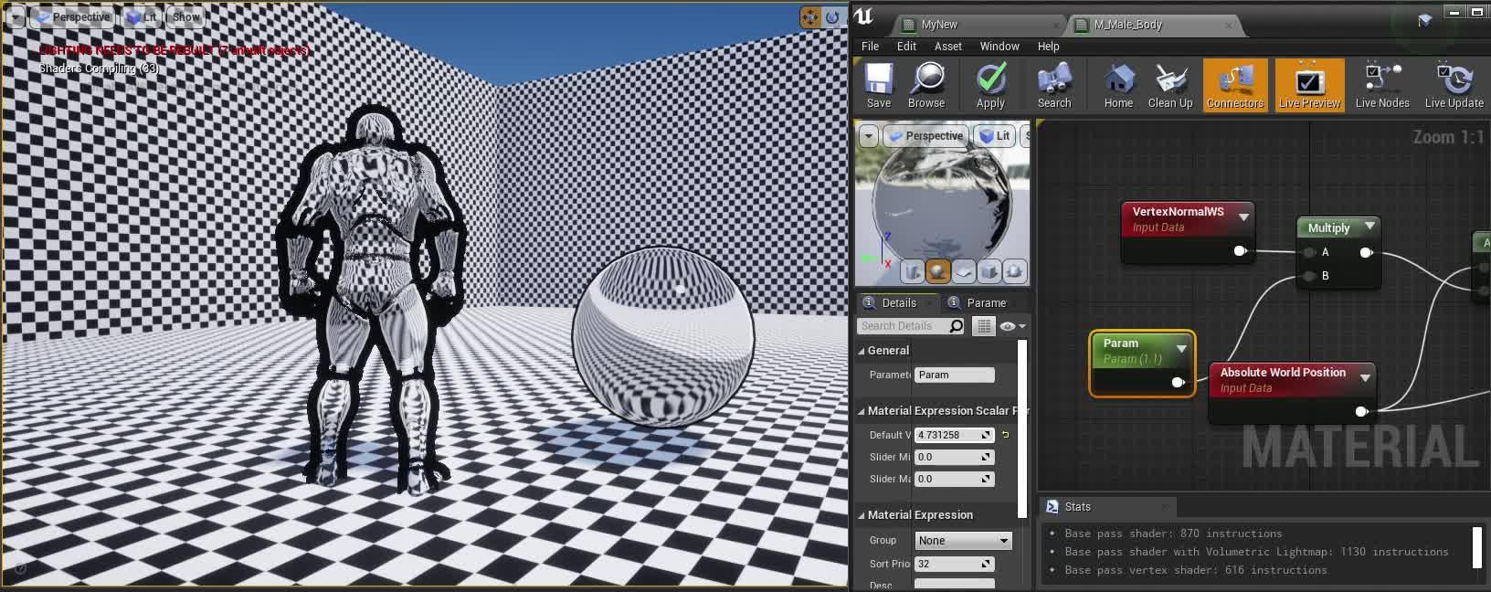 ue4.26 勾边pass改shader为材质球(续) - 知乎