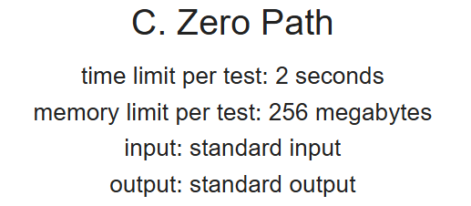 CF1695C——Zero Path - 知乎