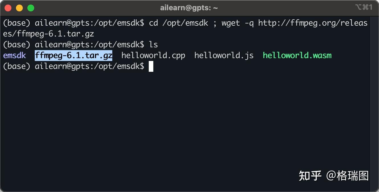 Ubuntu-0012-FFmpeg + WebAssembly - 知乎