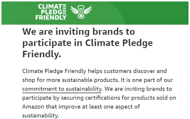 史上最全申请 “Climate Pledge Friendly” 项目指南 - 知乎