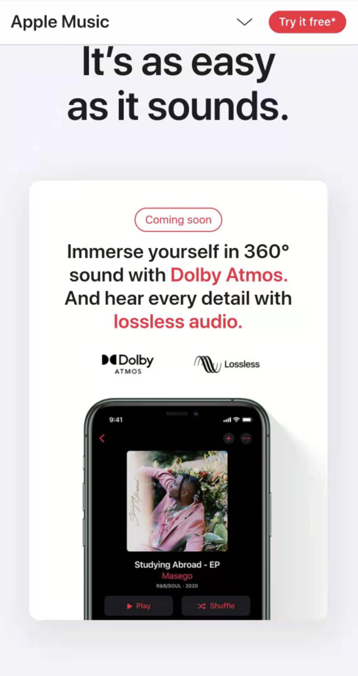 如何评价苹果 Apple Music 支持无损音频和杜比全景声空间音频？ - 知乎