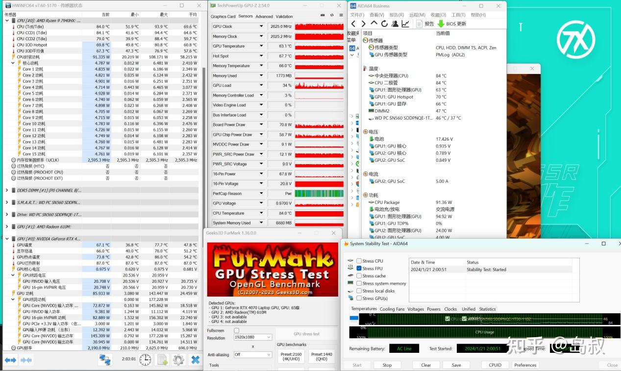 如何评价7940HX处理器的华硕天选5 Pro游戏本？ - 知乎