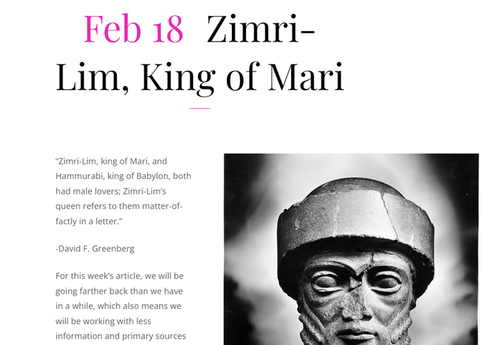 当有人告诉你，马里王—Zimri-Lim，与巴比伦王—汉莫拉比有“男宠”、“男性情人”时？？？？ - 知乎