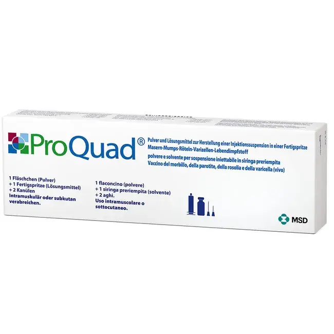 四联疫苗 ProQuad 预防麻疹、腮腺炎、风疹和水痘 - 知乎