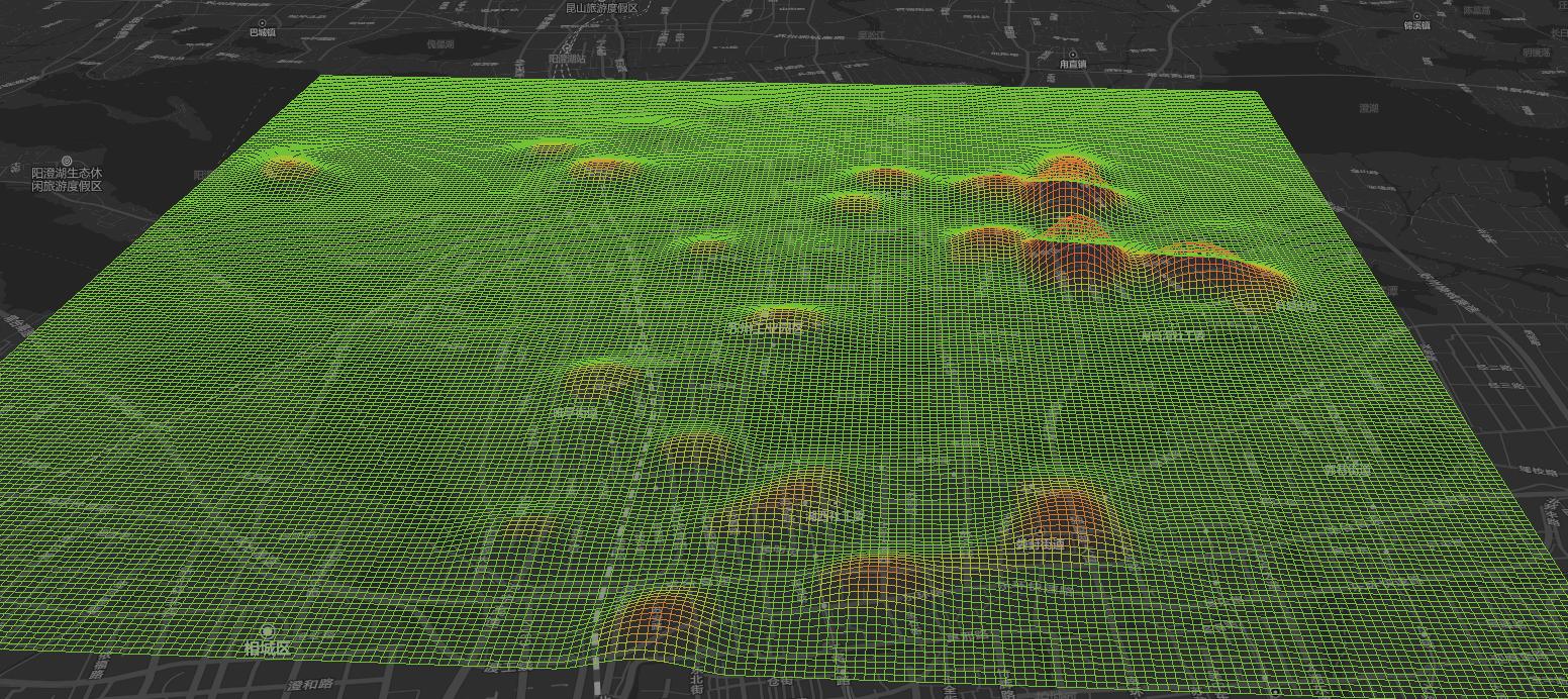 mapboxgl + three 动画 — 网格热图 - 知乎