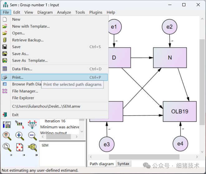 使用IBM SPSS AMOS程序构建结构方程模型(SEM) - 知乎