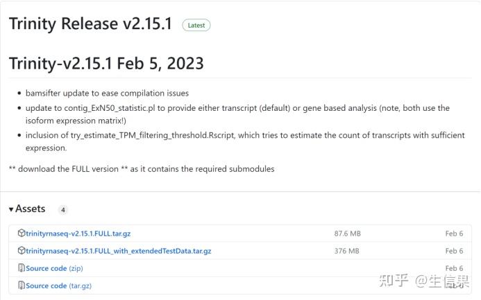 小果三分钟教会你如何使用Trinity做转录本组装（上） - 知乎