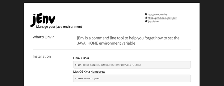 Java 多版本管理工具(自由切换java版本)jenv使用(支持linux Mac Windows) 知乎
