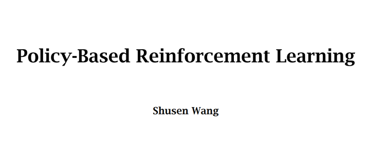 王树森老师 DRL 课程笔记 P3-策略学习 (Policy-Based Reinforcement Learning) - 知乎