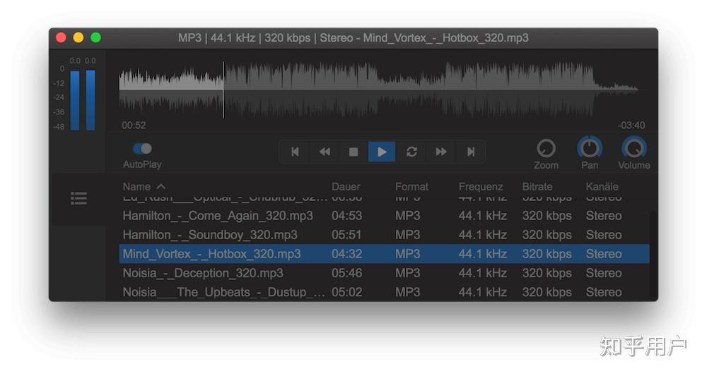 mac上有没有能显示波形音轨的音乐播放器？ - 知乎