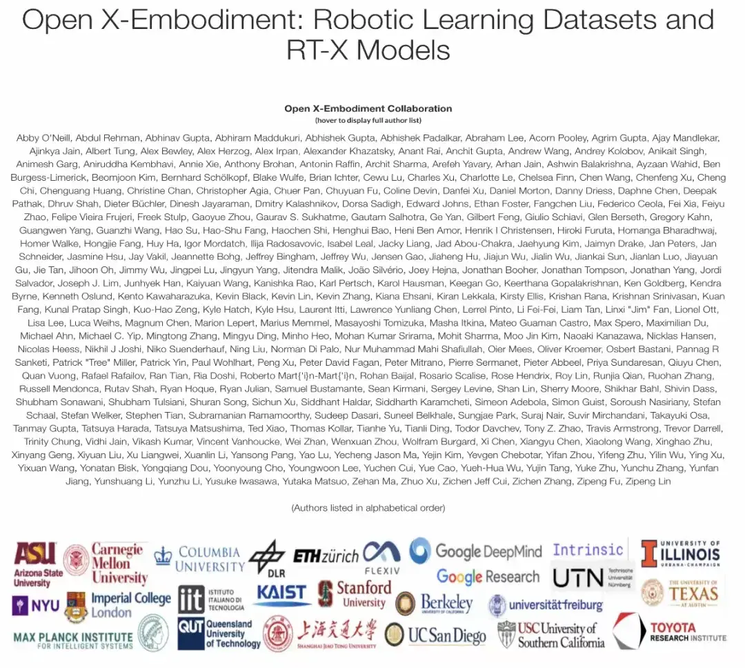 Open X-Embodiment机器人数据集介绍 - 知乎