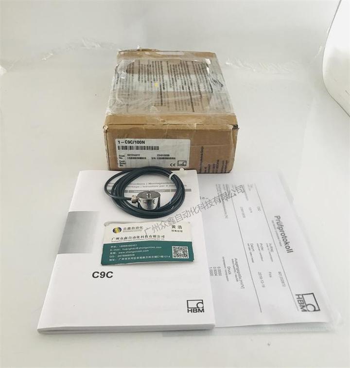 德国HBM C9C/50KN力传感器 用于压向力测量 - 知乎