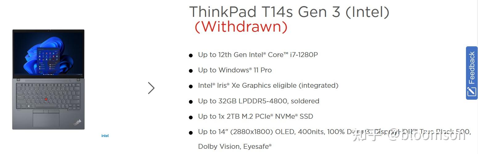 Thinkpad 14S Gen1，Gen2，Gen3，Gen4的简单对比 - 知乎