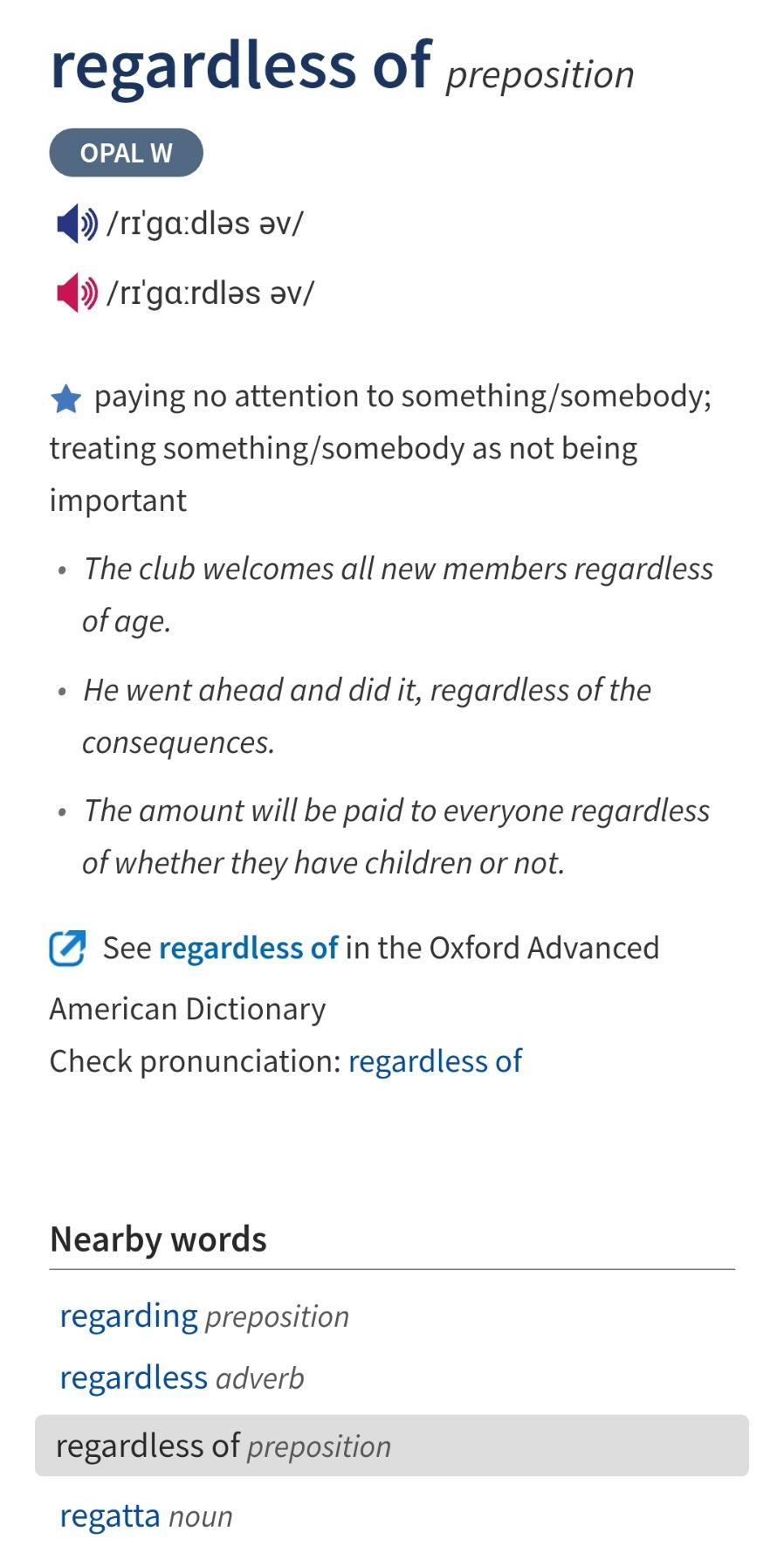 in spite of 与regardless of 区别在哪？如何用？ - 知乎