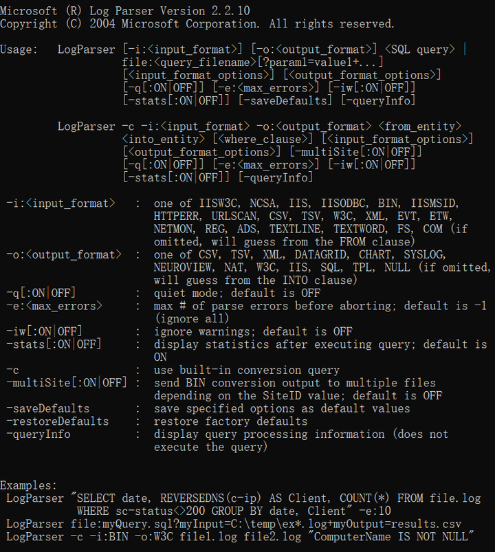 logparser日志分析详解 - 知乎