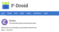 Android 版 Emacs 上架 F-Droid - 知乎