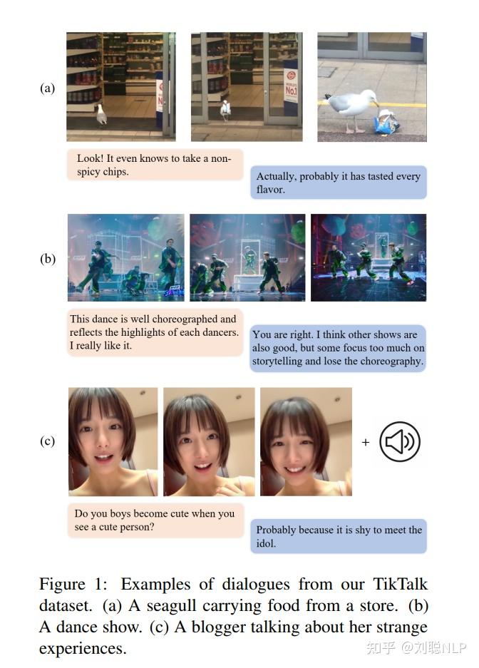 中文多模态对话数据集-TikTalk - 知乎