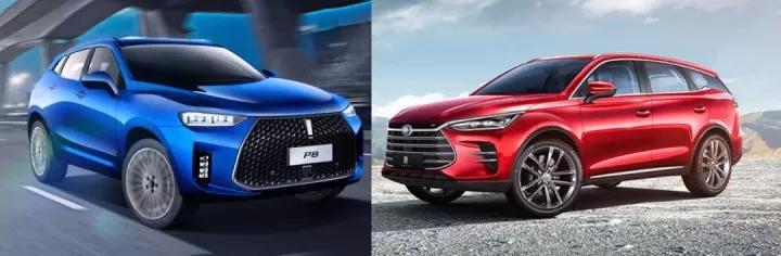 BYD唐DM和WEY P8，自主中型插混SUV的强强竞争 - 知乎