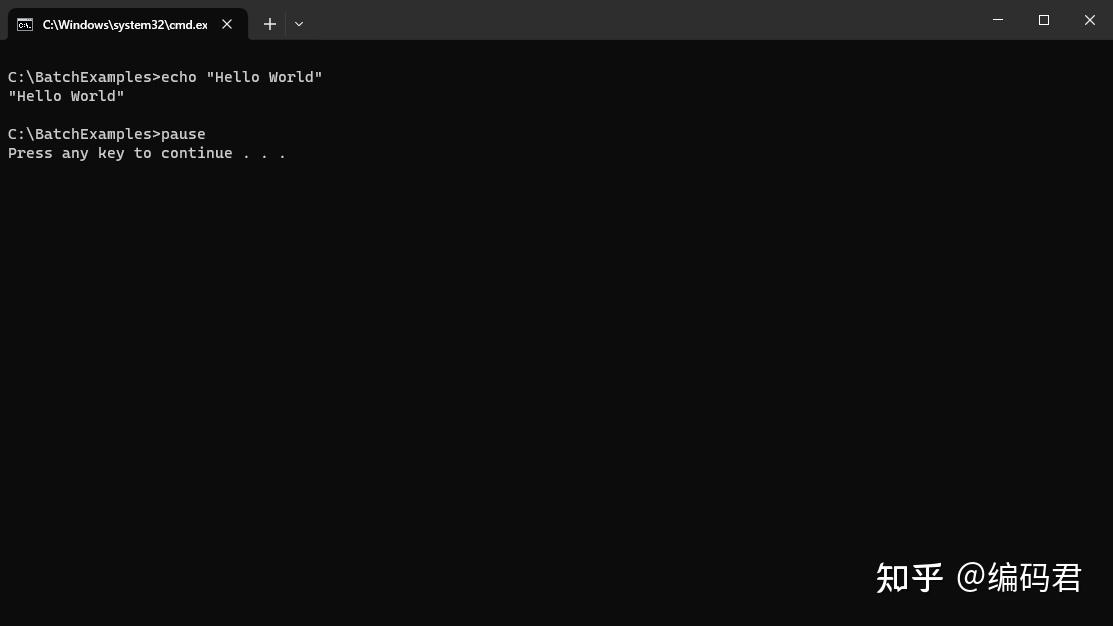 Batch File 基础 - 知乎