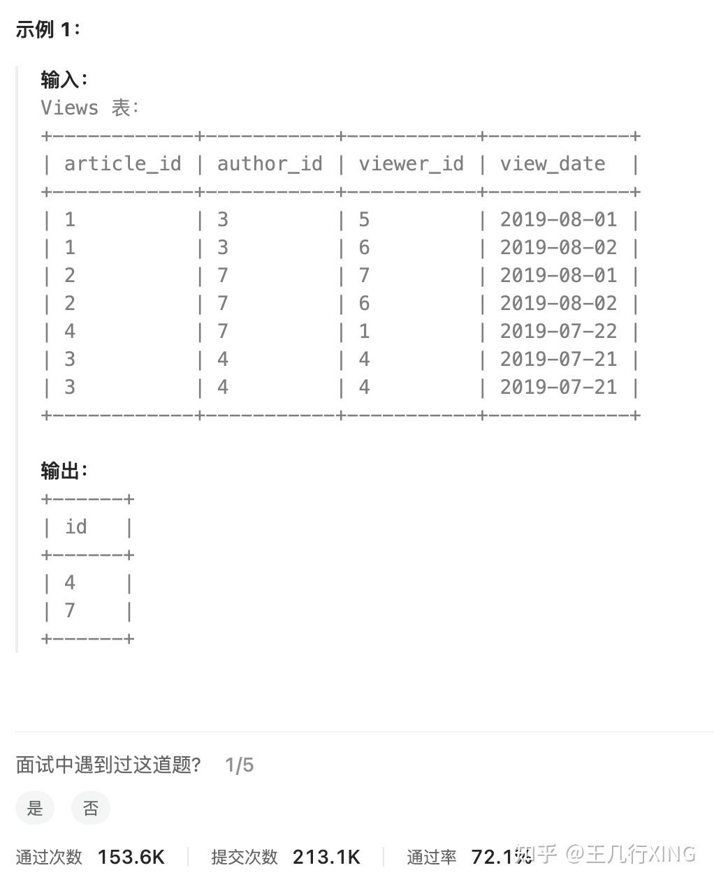 Leetcode 高频 Sql 50 题（基础版）1：查询 知乎