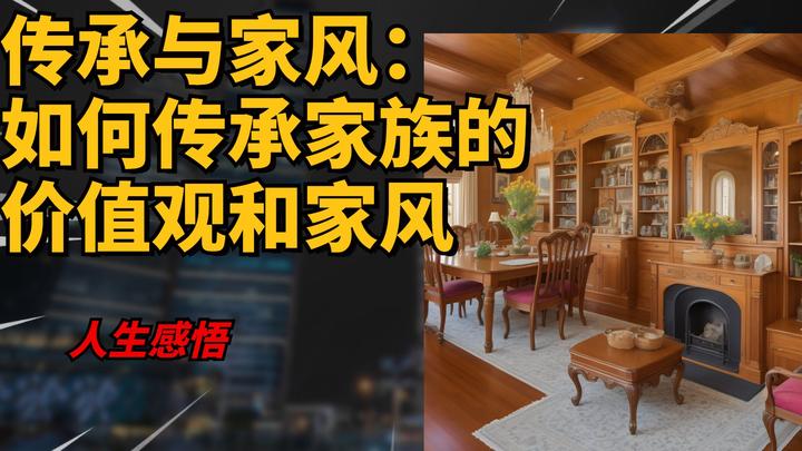 传承与家风：如何传承家族的价值观和家风 - 知乎