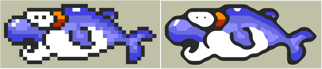 Depixeling Pixel Art（2） - 知乎