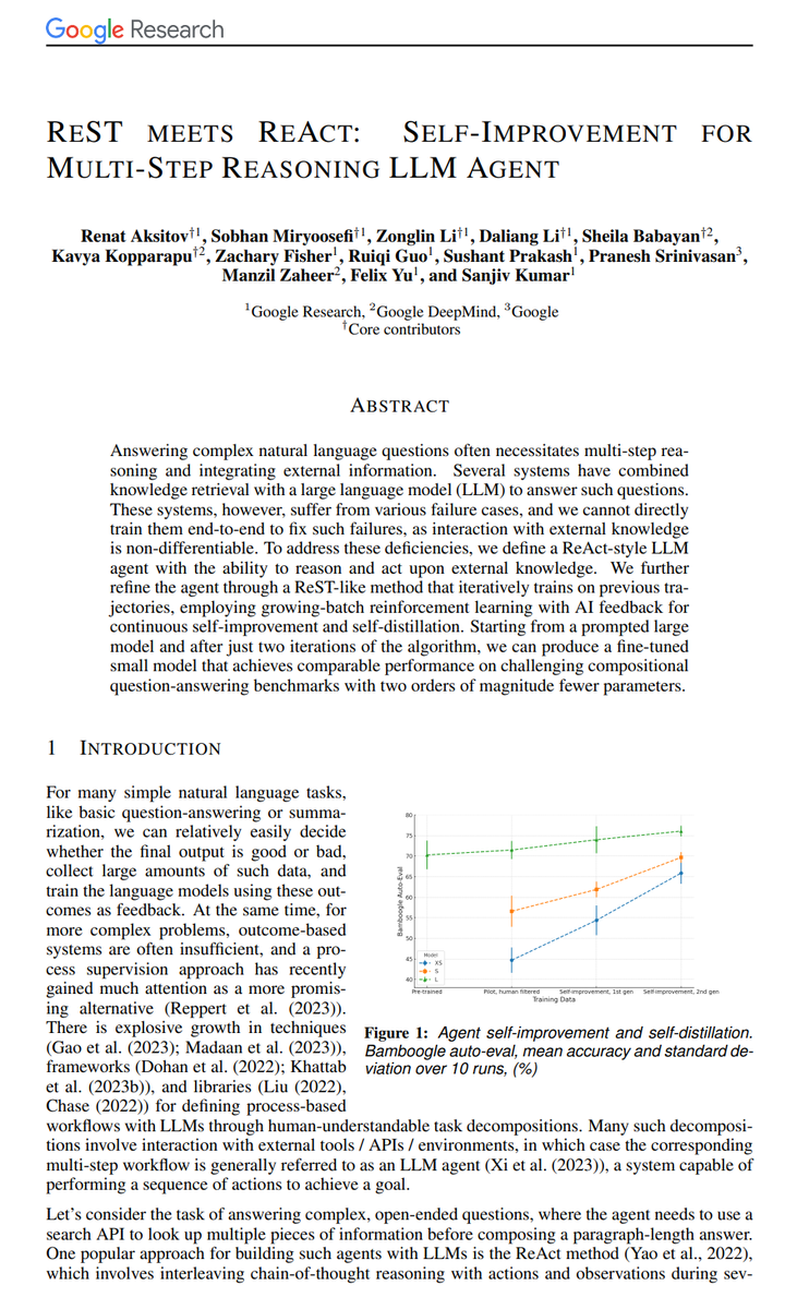【LLM/大模型】REST 遇见 REACT：针对多步推理 LLM agent的自我改进 - 知乎