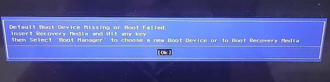 Default Boot Device Missing or Boot Failed. - 知乎
