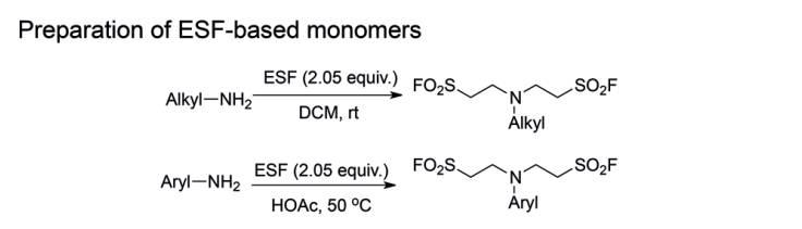 给力的的点击化学！K. B. Sharpless 《Angew》报道基于SuFEx反应合成聚硫酸酯 - 知乎