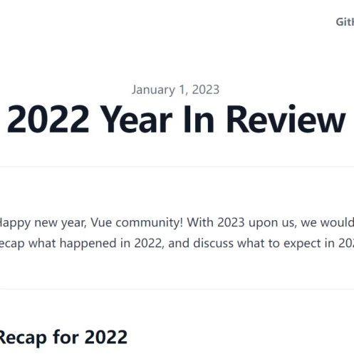 尤雨溪Vue 2022回顾及2023展望 - 知乎