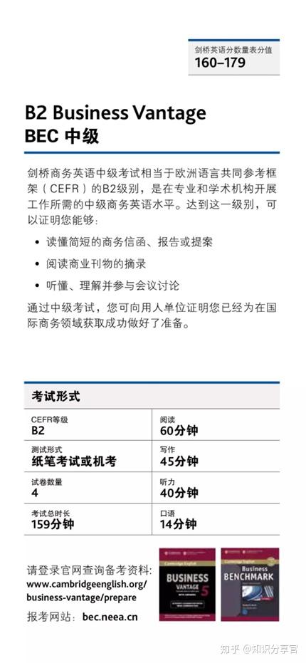 BEC哪个级别比较适合？ - 知乎