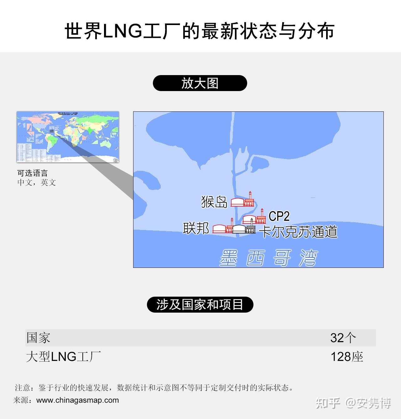 【图纸】2025世界LNG工厂分布图 | 128座大型LNG工厂 - 知乎