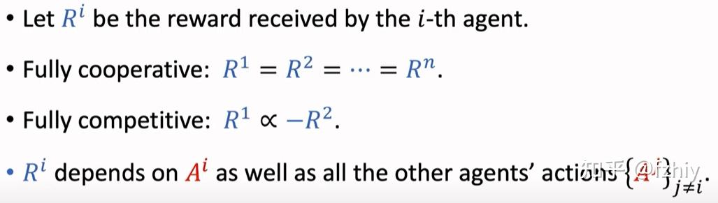 Multi-Agent Reinforcement Learning基本概念&三种架构 - 知乎