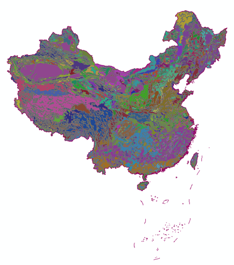 A00873 中国不同土壤类型空间分布图（附Shp数据下载链接） - 知乎