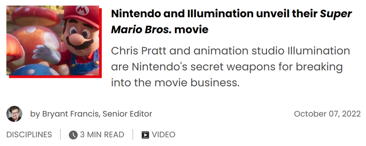 Nintendo and Illumination unveil their Super Mario Bros. movie - 知乎