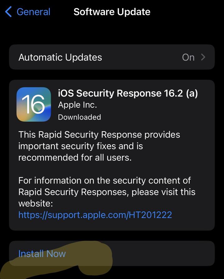 iOS16.2 Beta 3升级后，提示（快速安全反馈 ） - 知乎