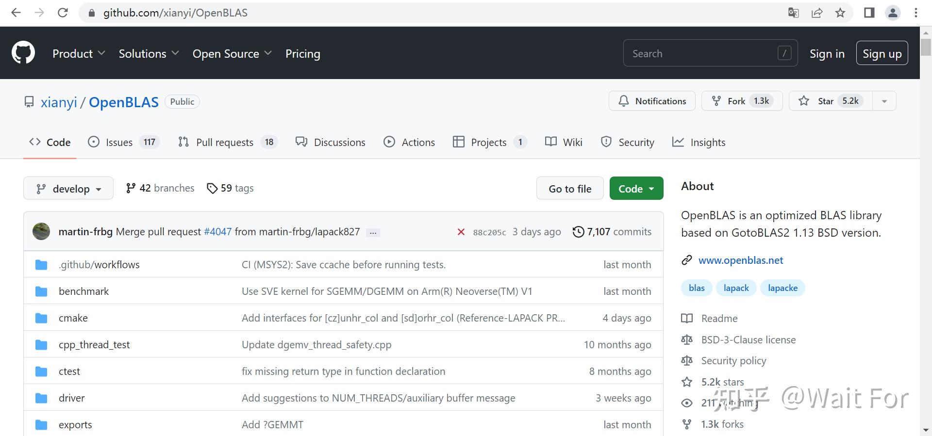 OpenBLAS下载与安装 - 知乎