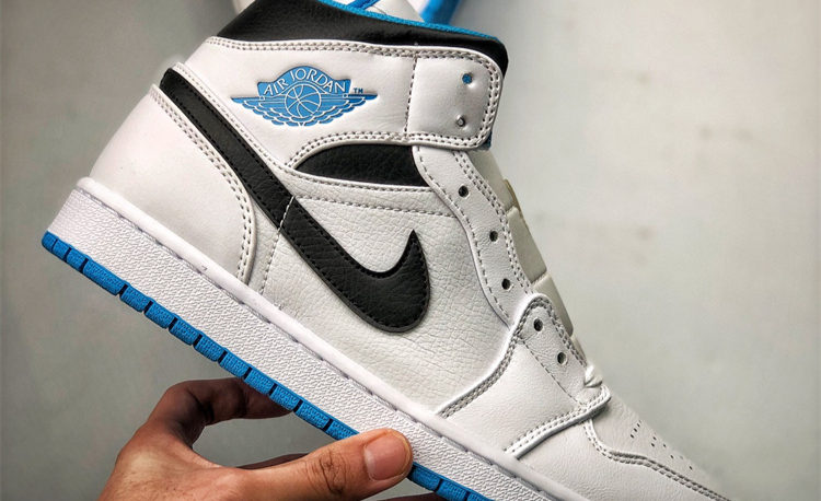 乔丹/Air Jordan 1 Mid"Laser Blue"激光蓝 AJ1 乔1 中帮百搭休闲运动板鞋-多乐潮鞋 - 知乎