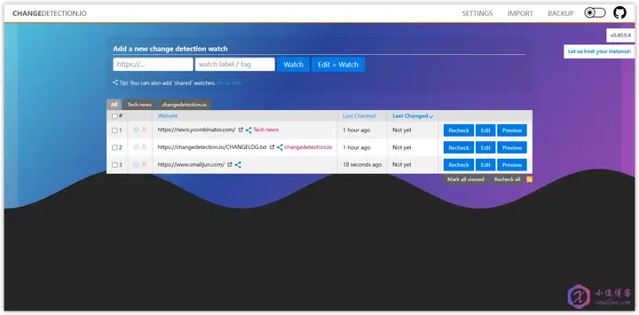 实用的开源项目】使用服务器部署changedetection.io，一个网站更改检测、监控和通知的开源工具 - 知乎