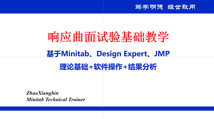 基于Minitab&JMP的响应曲面实验设计（RSM） - 知乎