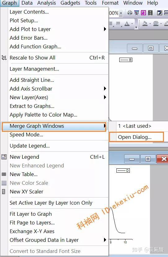 origin 将两张图放在一起？？ - 知乎