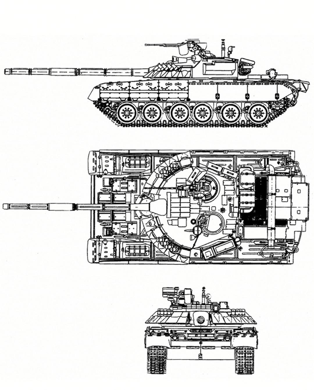 能否详细讲解一下T80系列坦克? - 知乎