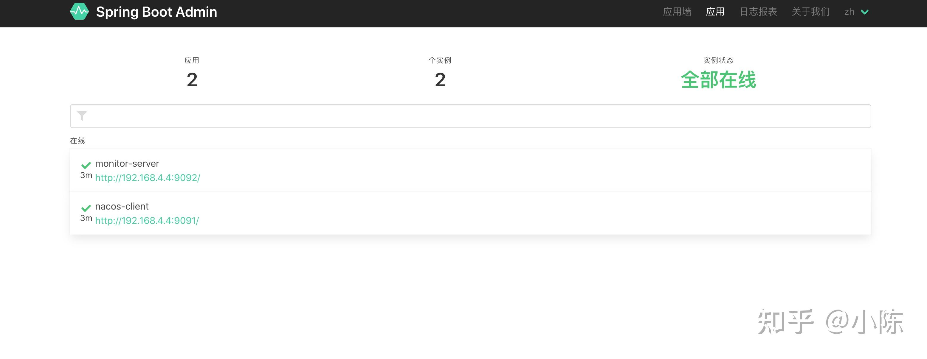 Spring Boot Admin 介绍及使用 - 知乎