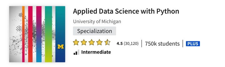 Coursera数据科学好课（二）：Umich Applied Data Science With Python - 知乎